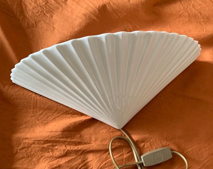 Ceramic Shell Shaped Vintage Wall Lamp - Etsy