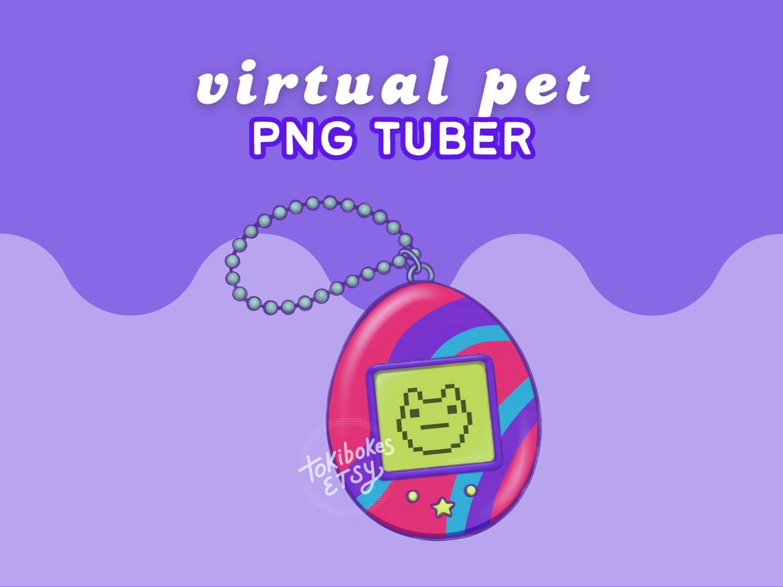 Pink Virtual Pet PNG Tuber - Veadotube Mini - ZIP File - Etsy