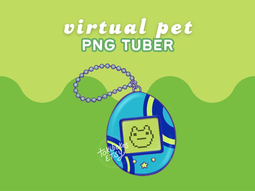 Blue Virtual Pet PNG Tuber - Veadotube Mini - ZIP File - Etsy