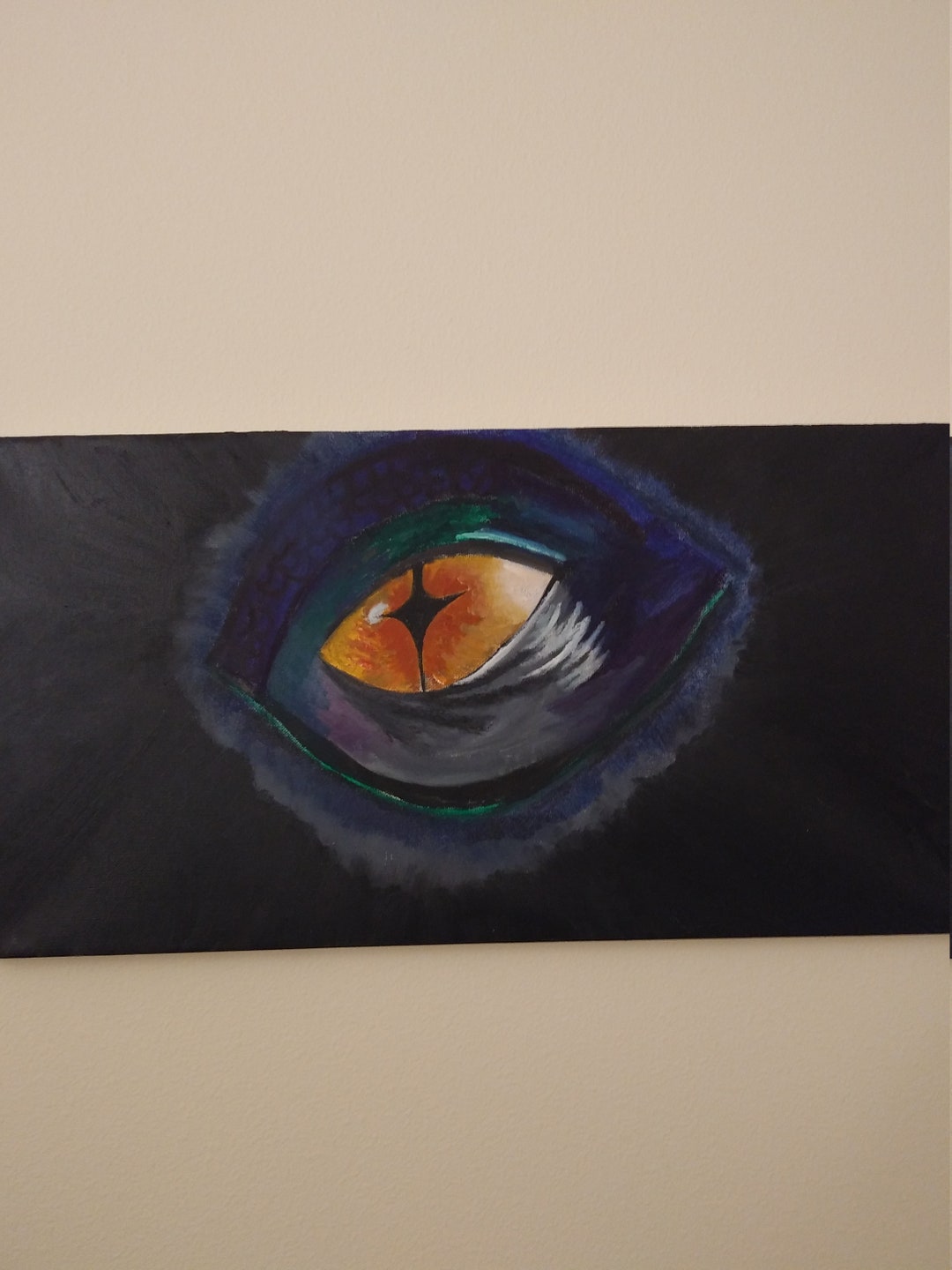 Dragon Eye, Oil Painting, Hand Made - Etsy