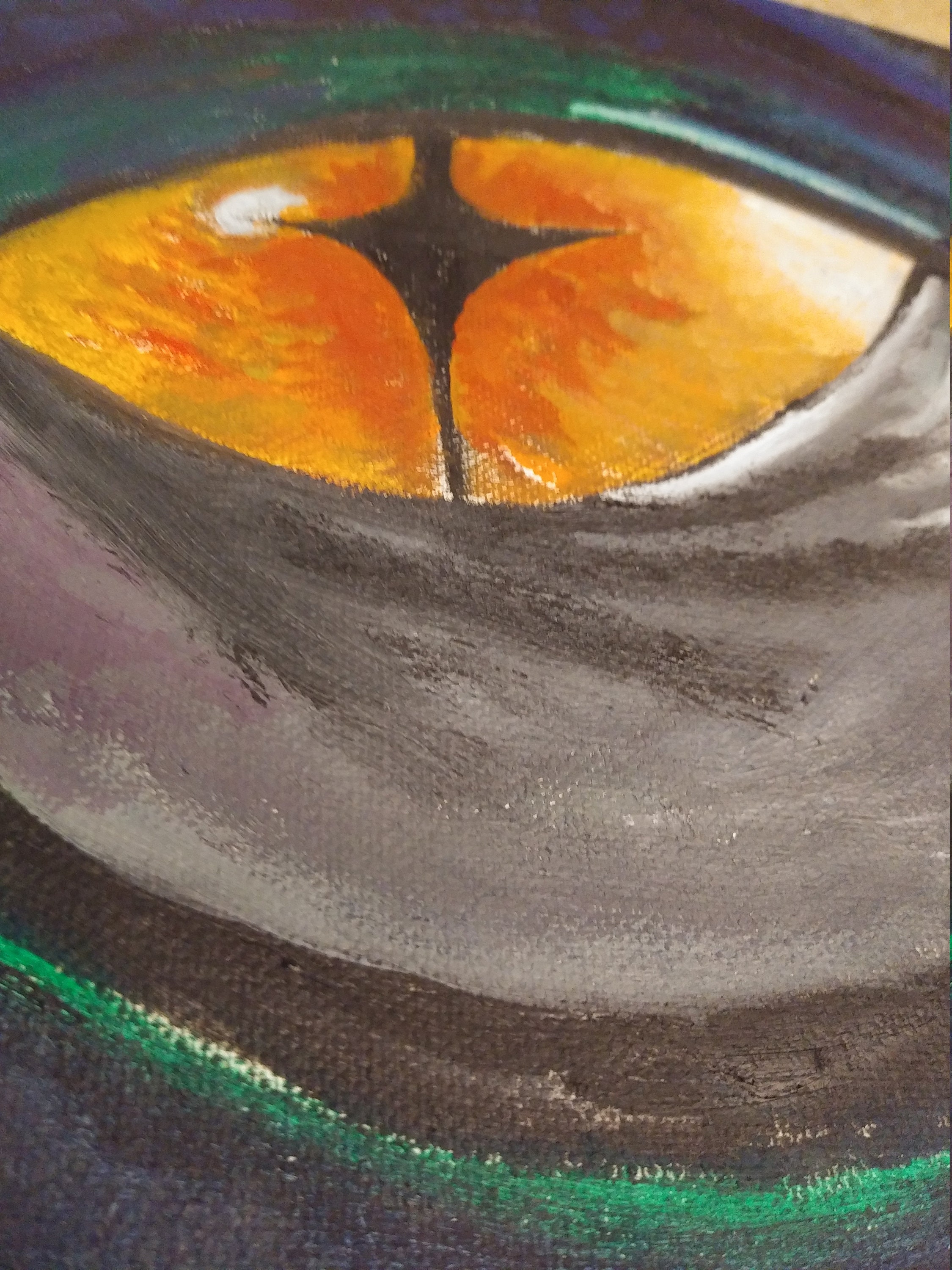 Dragon Eye, Oil Painting, Hand Made - Etsy