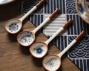 Ceramic Japanese Soup Spoon - Etsy