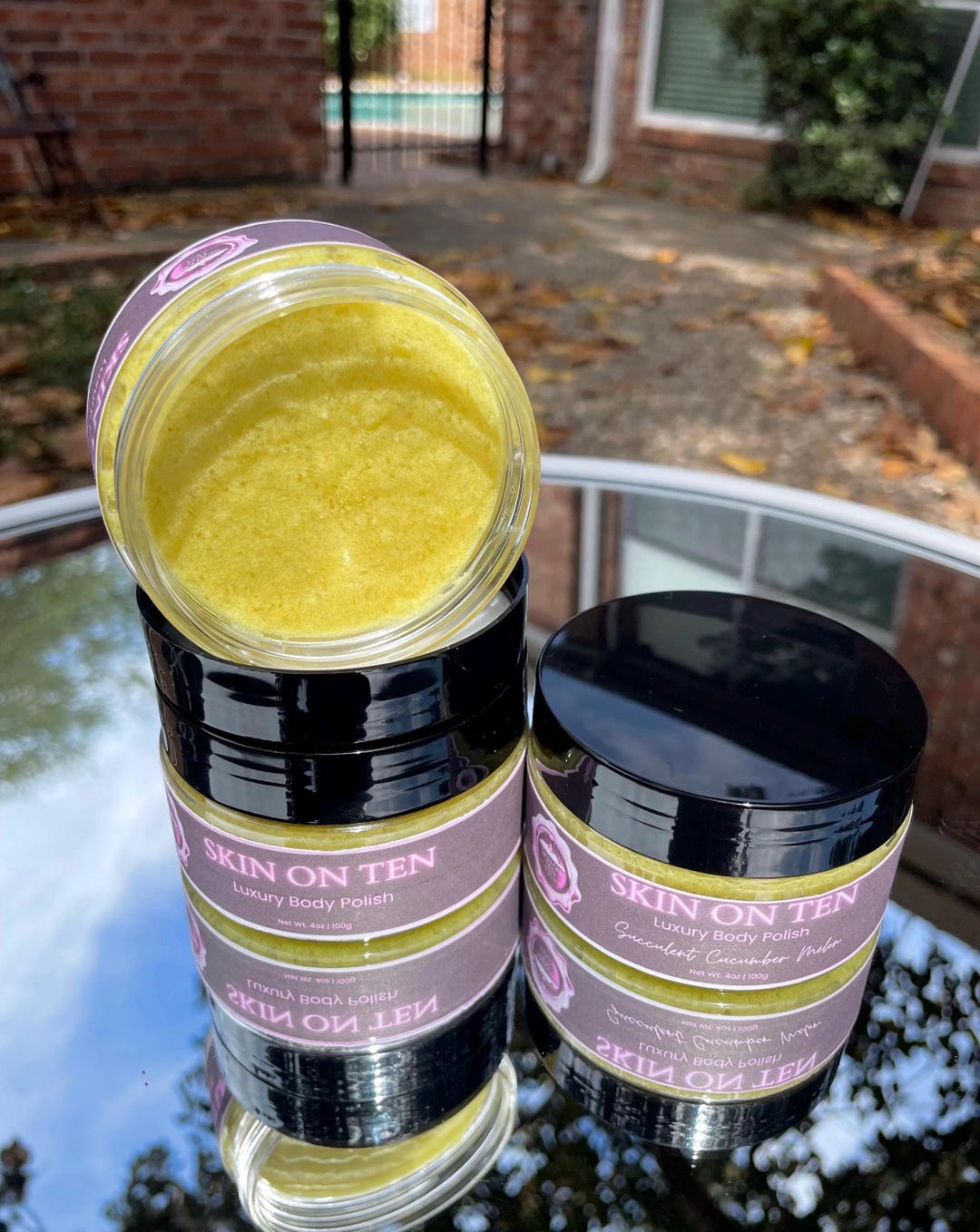 Succulent Cucumber Melon Rich Body Polish | Skin on Ten - Etsy