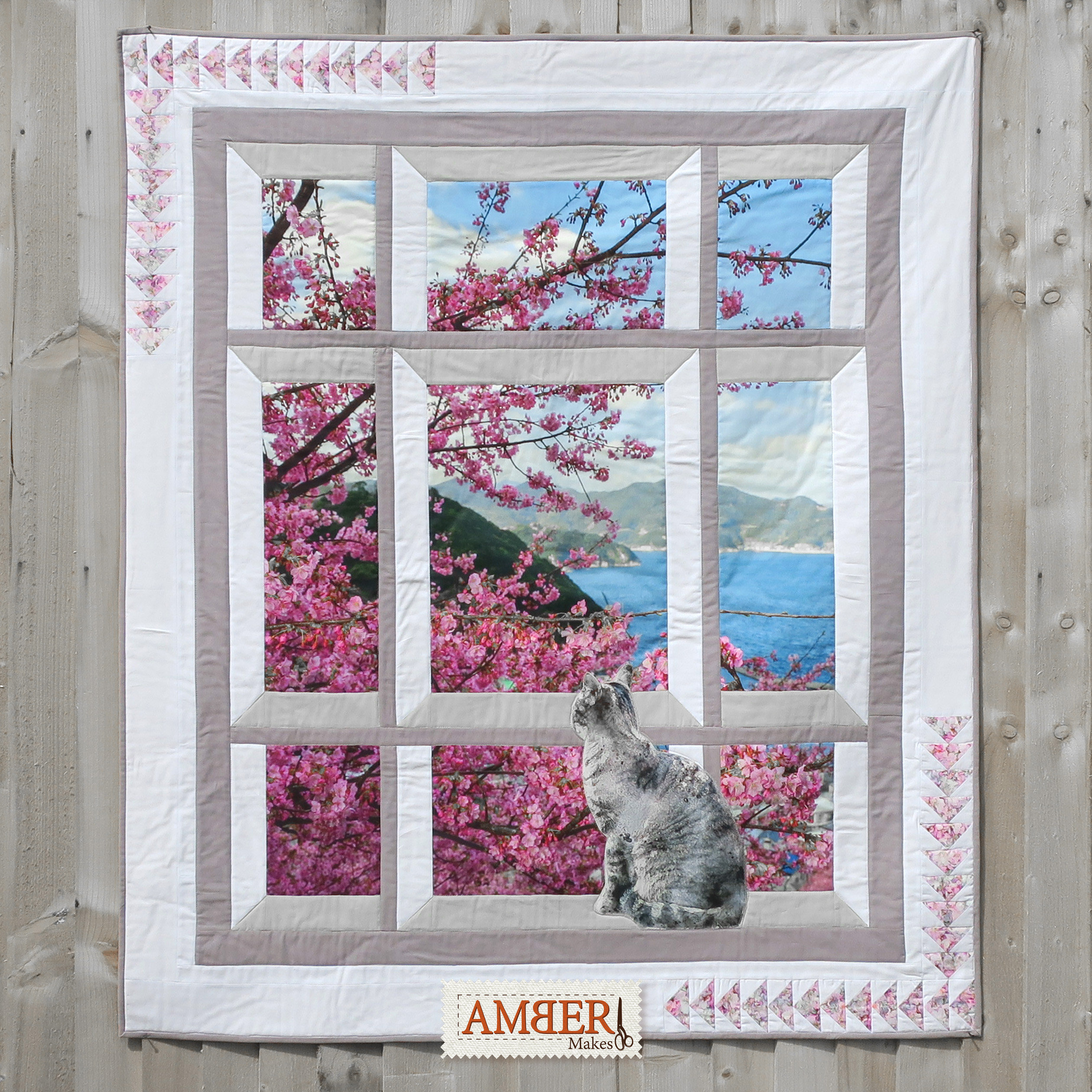 Attic Window Pane Quilt Pattern
