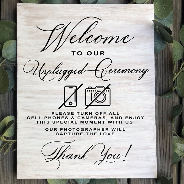 Ceremony Sign - Etsy