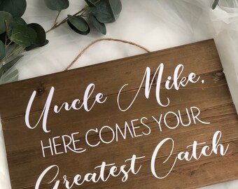 Greatest Catch Sign - Etsy