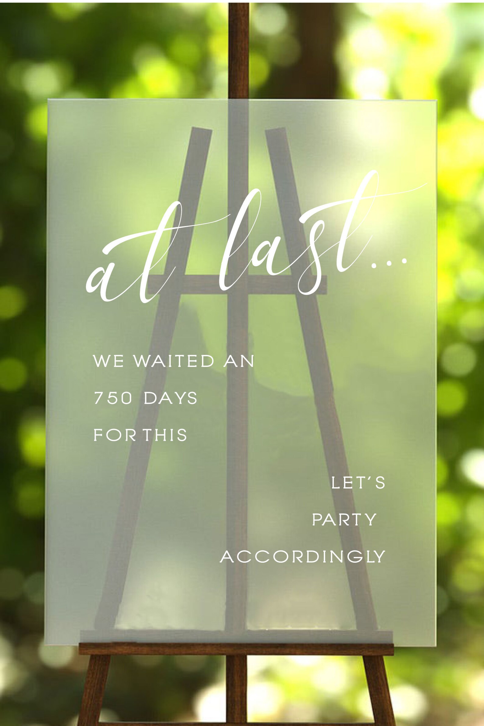 Covid Wedding Sign- Let's Party Accordingly - Etsy