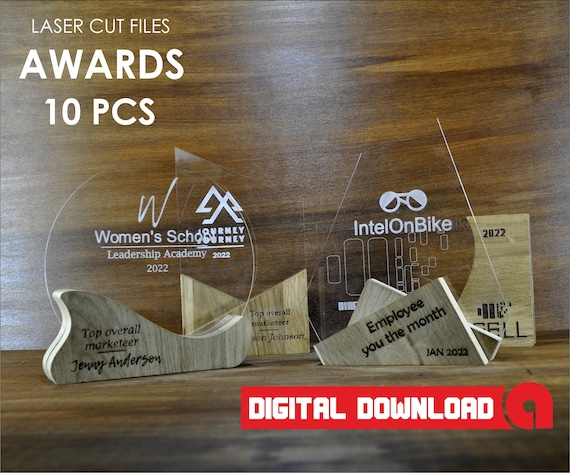 Awards Svg Laser Files Glowforge Files Trophy Files SVG - Etsy