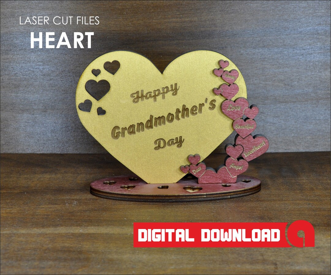 Mom Dad SVG Bundle. Laser Cut File for Glowforge Cricut, Mother's Day ...