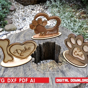 Dog Award Trophy - Personalized Engraving, Dog Competition Svg, Cat ...