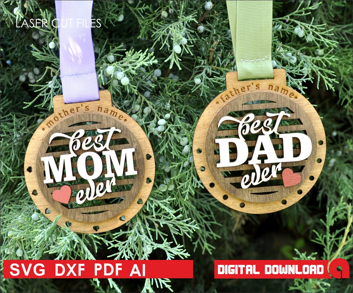 Mom Medal SVG Dad Medal Svg Mothers Day SVG Mommy Medal - Etsy