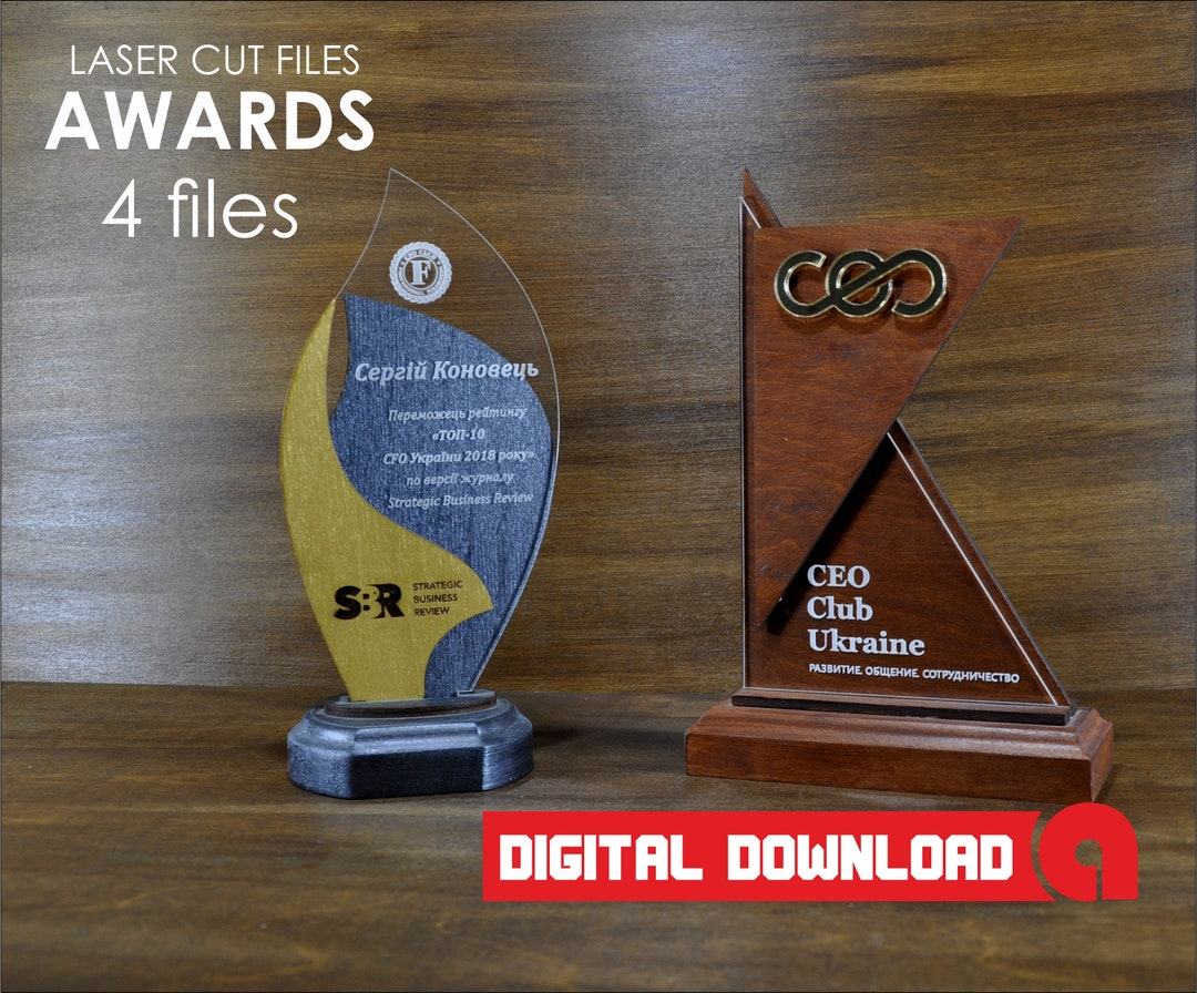 Awards Svg Laser Files, Glowforge Files, Trophy Files, SVG Personalized ...