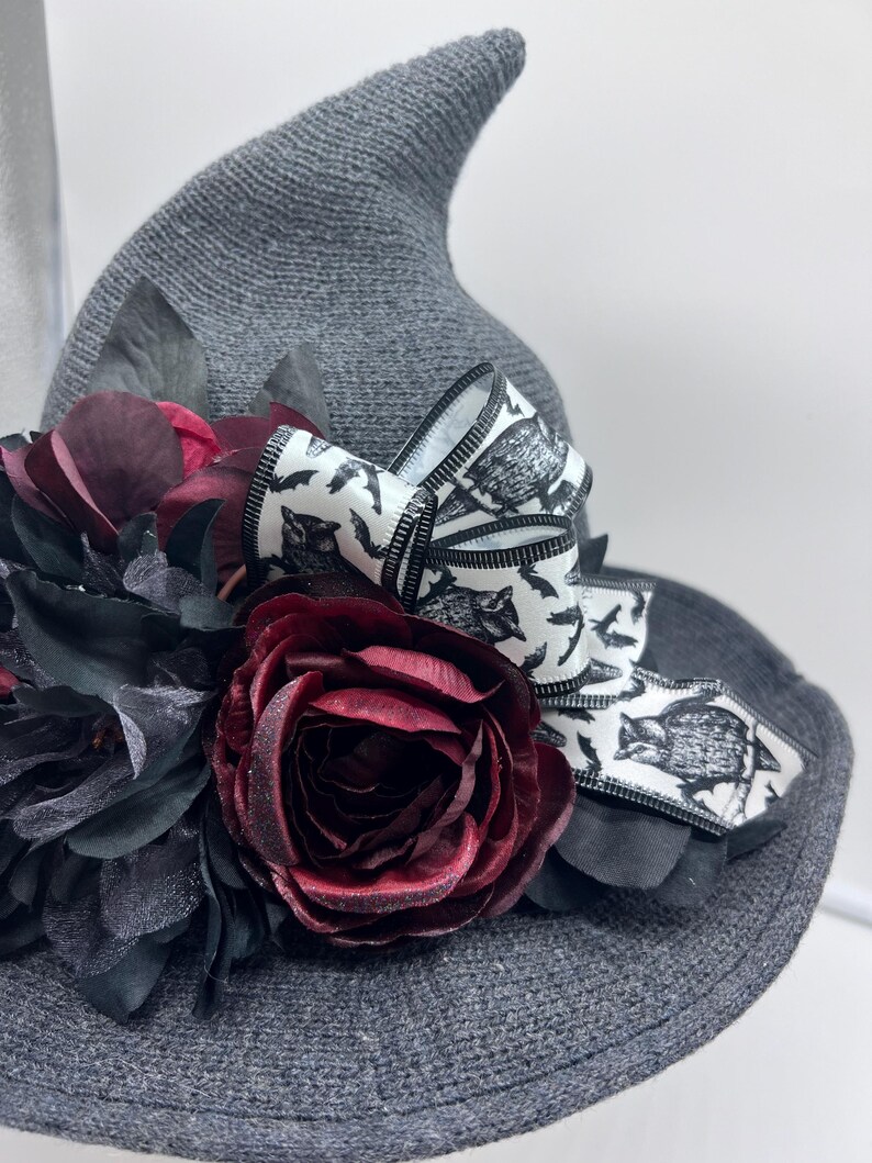 Witch Hat, Grey Witch Hat, Cosplay Witch, Halloween Witch, Everyday ...