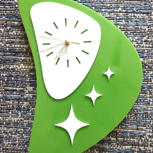 Boomerang Clock - Etsy