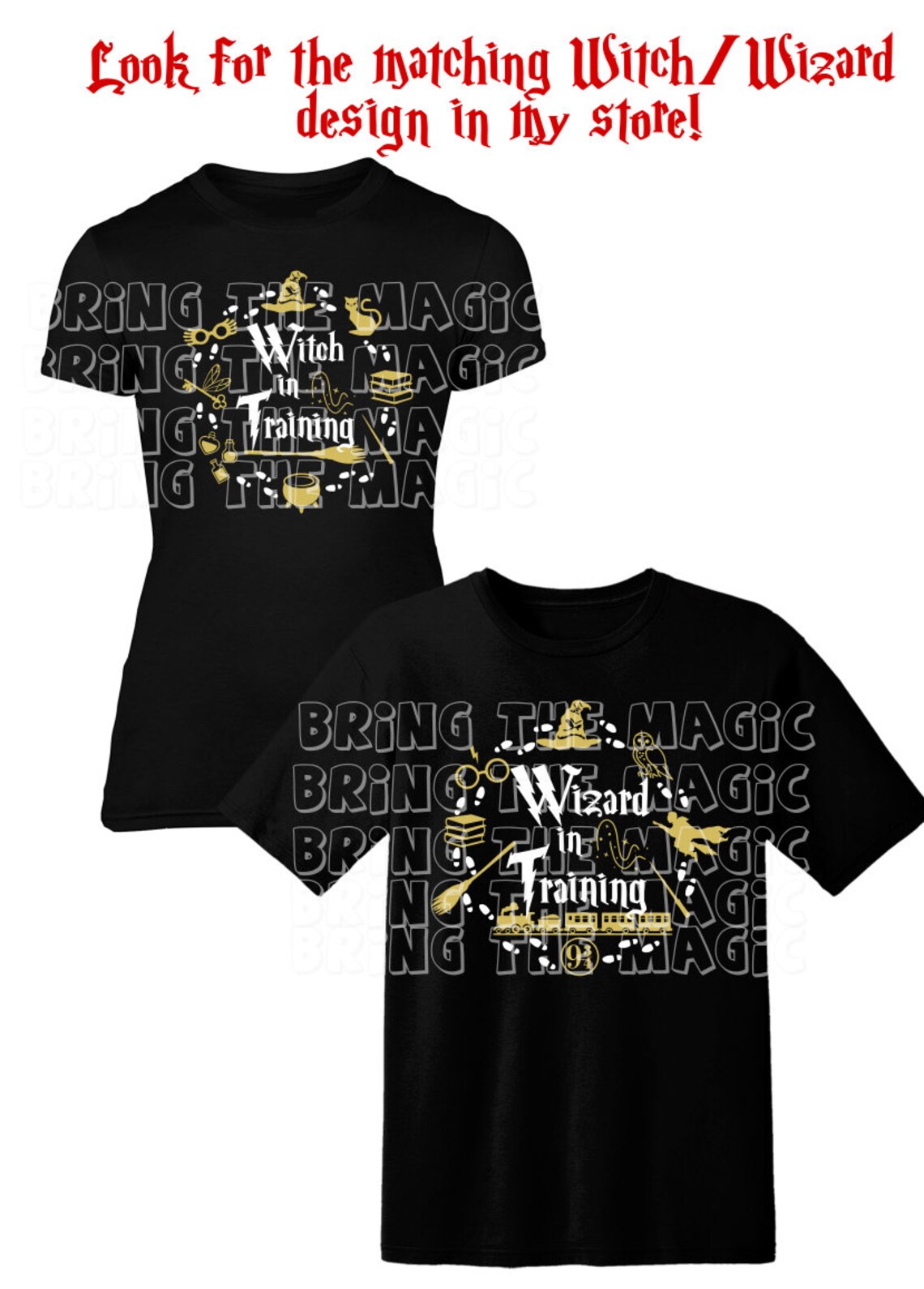 Wizard Theme Wizard in Training SVG PNG DXF PdF tshirt | Etsy