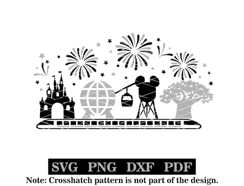 Parks Icons Svg-png-pdf-dxf Tshirt Design - Etsy