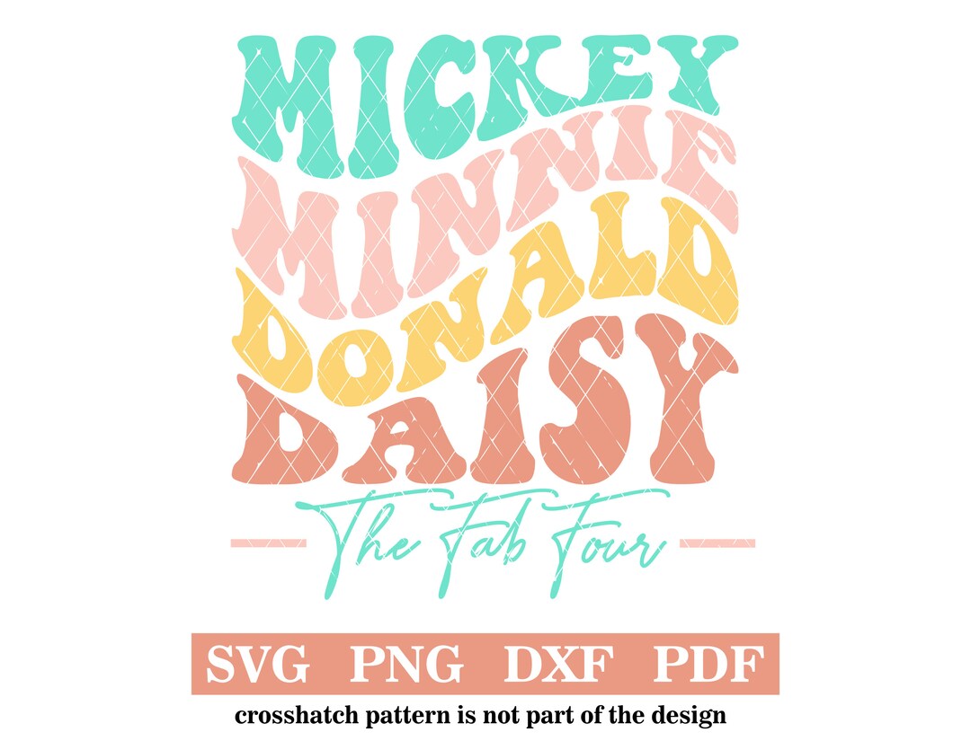 The Fab Four, DIY Tshirt Design, Svg-png-pdf-dxf - Etsy