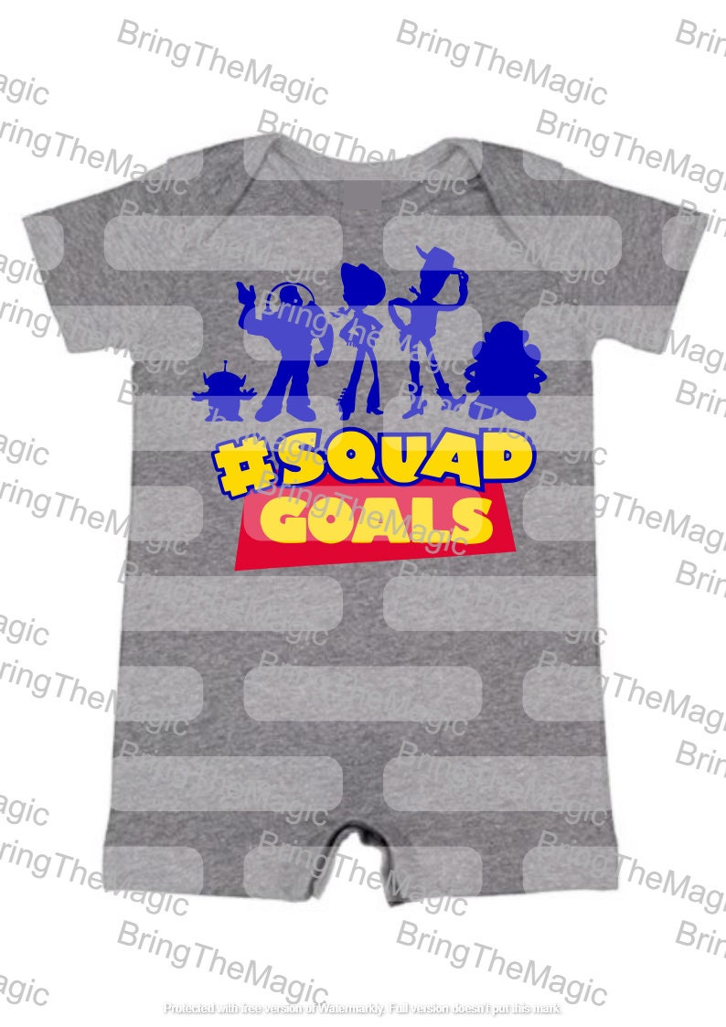 Squad Goals SVG PNG Tshirt Design Toy Land Decals - Etsy