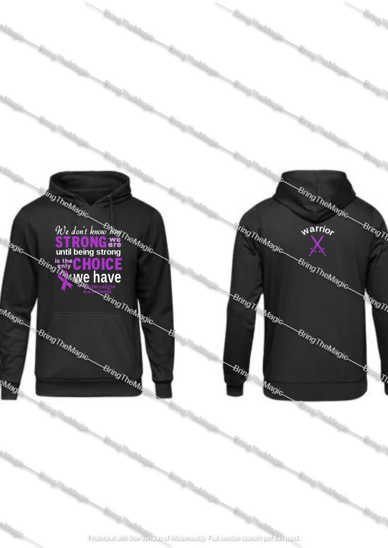 Fibromyalgia Awareness SVG Design 2 Designs Front and Back - Etsy