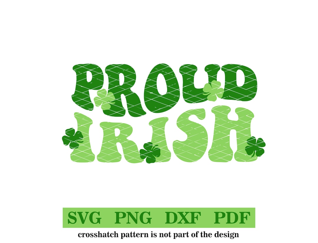 Proud Irish, Svg-png-pdf-dxf - Etsy