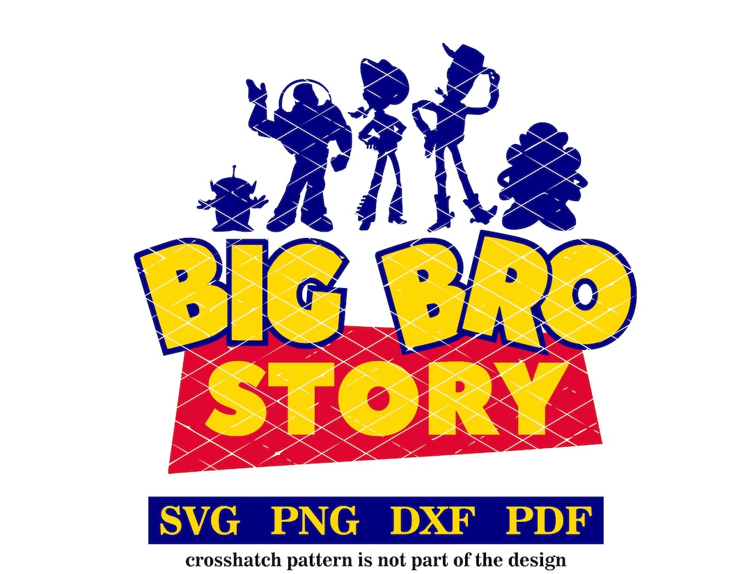 Big Bro Story, Svg-png-pdf-dxf - Etsy