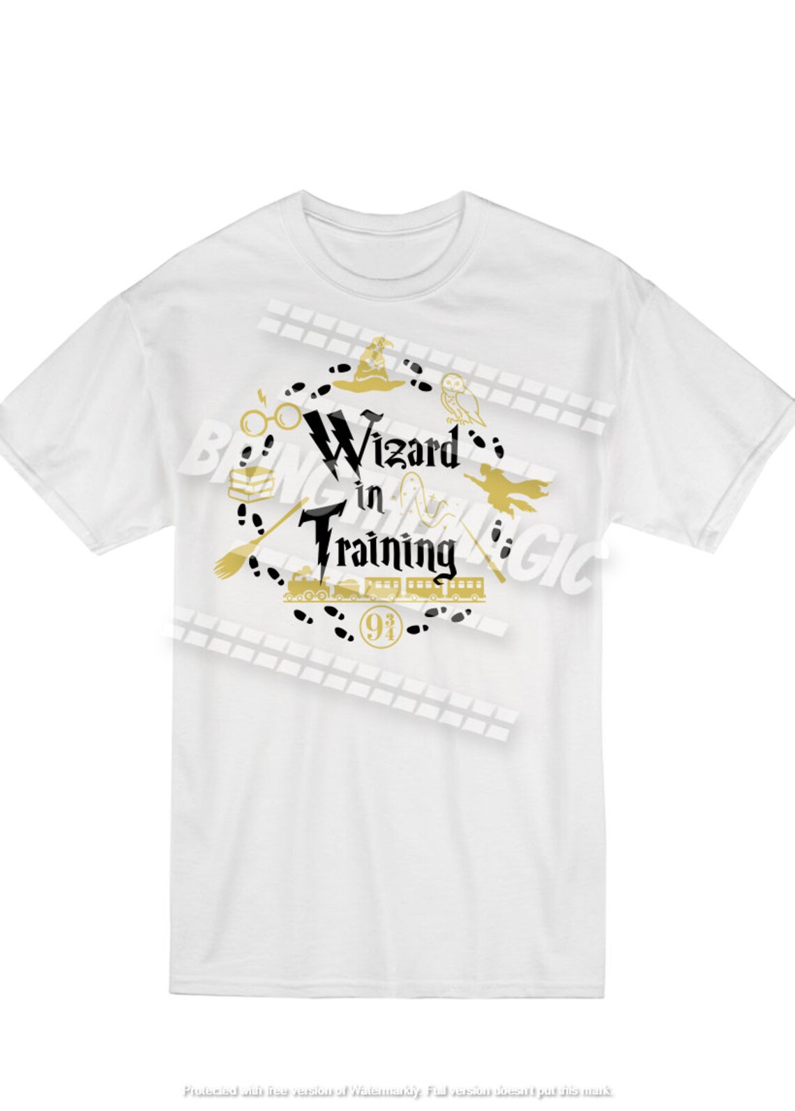 Wizard Theme Wizard in Training SVG PNG DXF Pdf Tshirt - Etsy