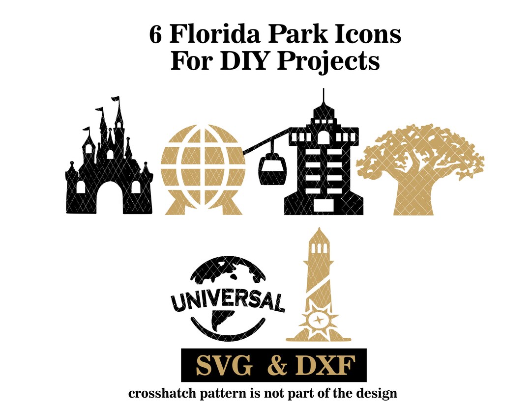 6 Parks Icons, for DIY Projects, Svg-dxf ONLY - Etsy