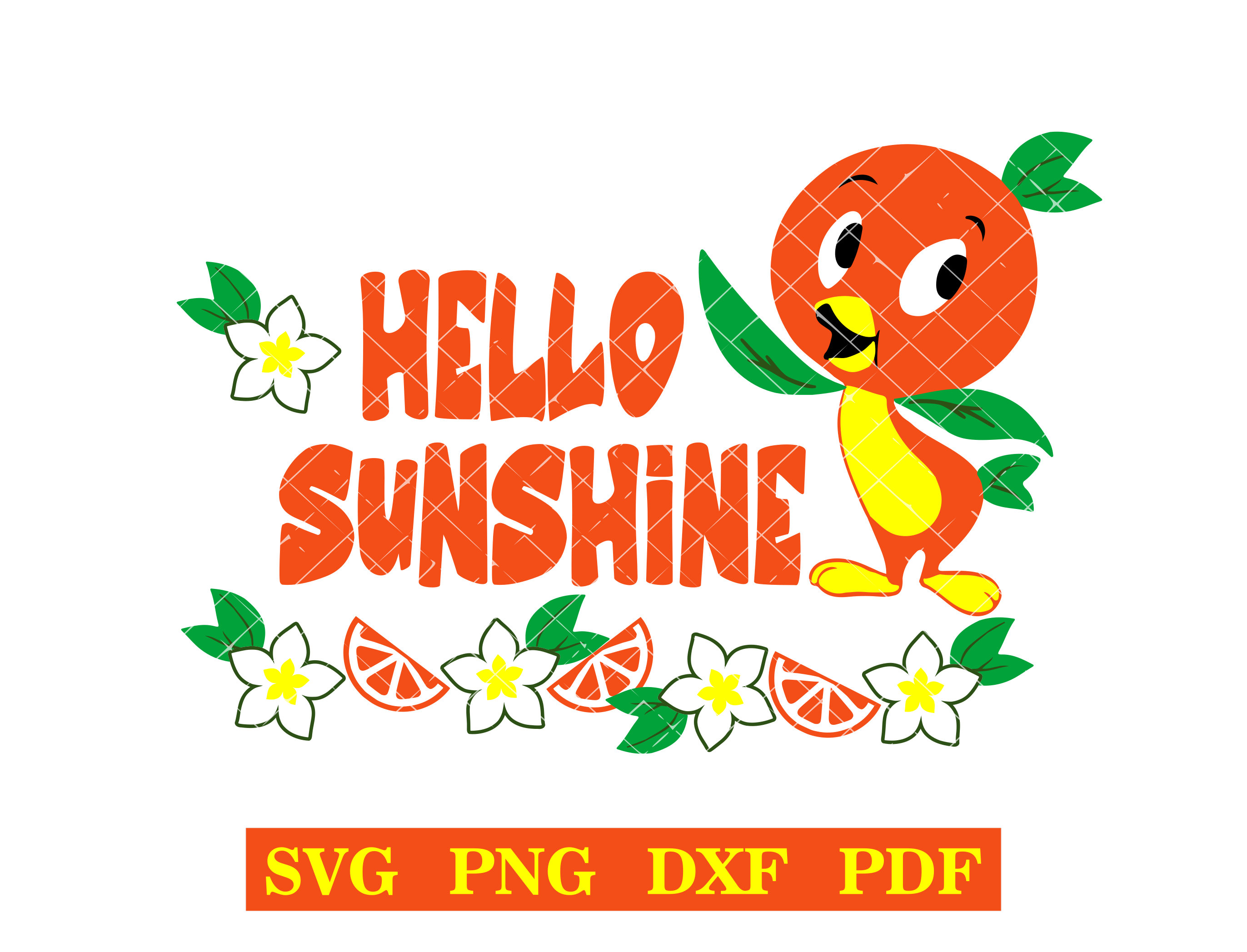 Hello Sunshine DIY Tshirt Design Svg-png-pdf-dxf - Etsy