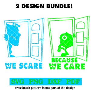 Because We Care, 2 Design Bundle, Svg-png-pdf-dxf - Etsy