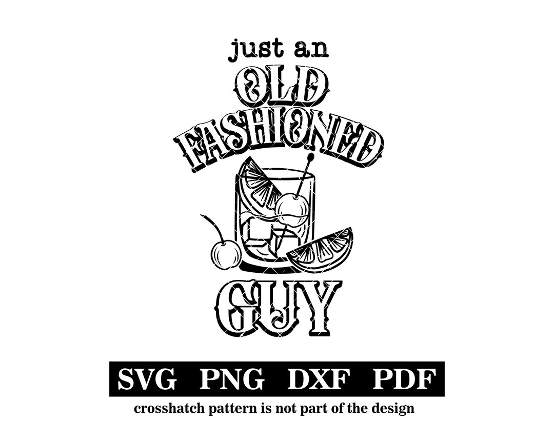 Old Fashioned Guy, Svg-png-pdf-dxf - Etsy