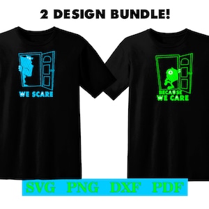 Because We Care, 2 Design Bundle, Svg-png-pdf-dxf - Etsy