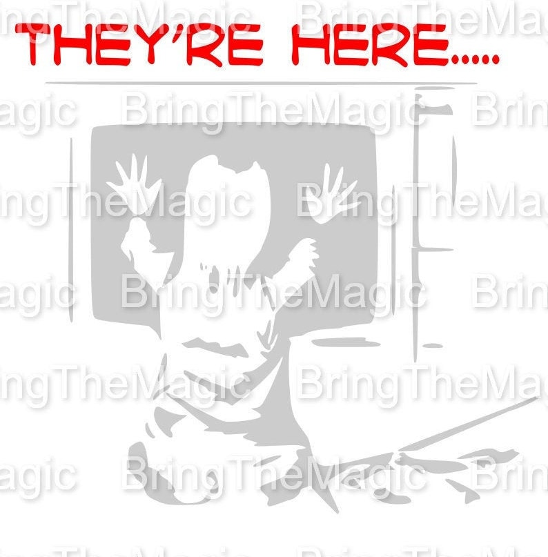 Halloween, 2 Design Bundle,horror Movie, Poltergeist , Carolann, Tshirt ...