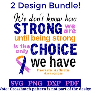 Psoriatic Arthritis Awareness SVG Design, 2 Designs, Front and Back - Etsy
