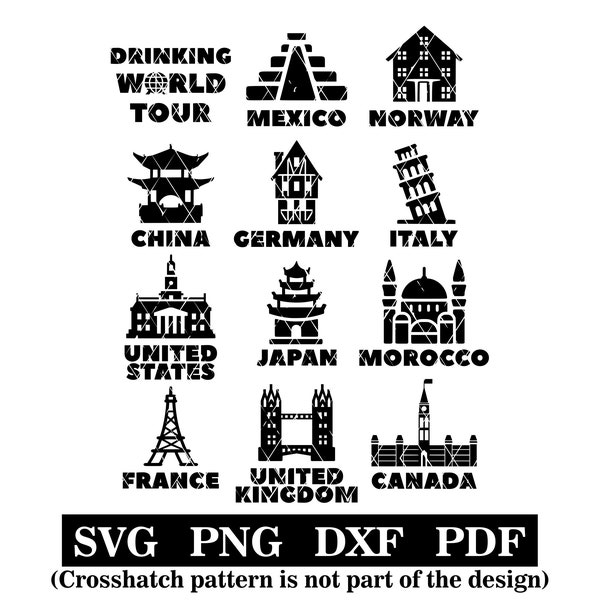 World Showcase Svg - Etsy