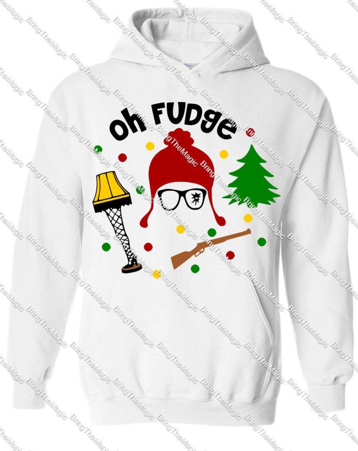 Oh Fudge Ralphie A Christmas Story Svg Christmas Xmas Tshirt Design ...