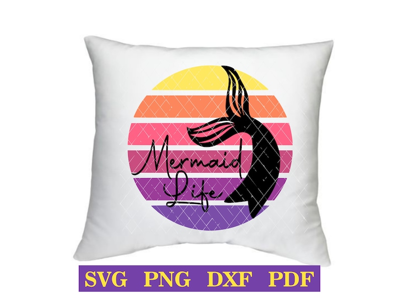 Mermaid Life Svg-png-pdf-dxf - Etsy