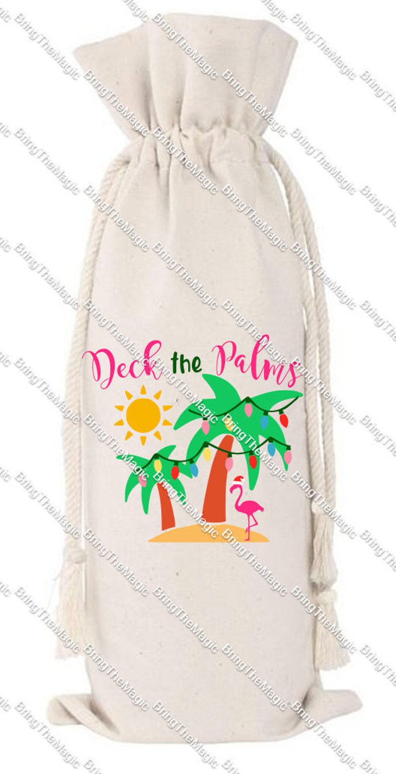 Deck the Palms Palm Tree Christmas Decoration Svg Tshirt Sublimation ...