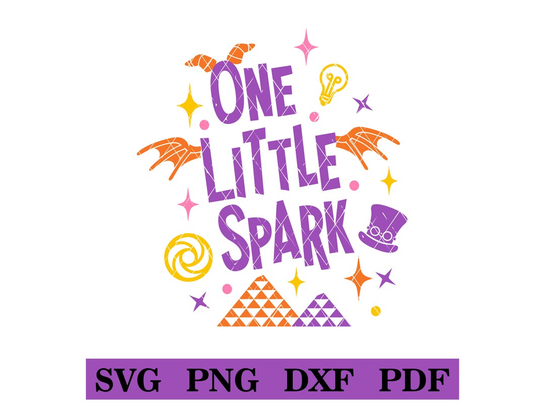 One Spark, DIY Tshirt Design, Svg-png-pdf-dxf - Etsy