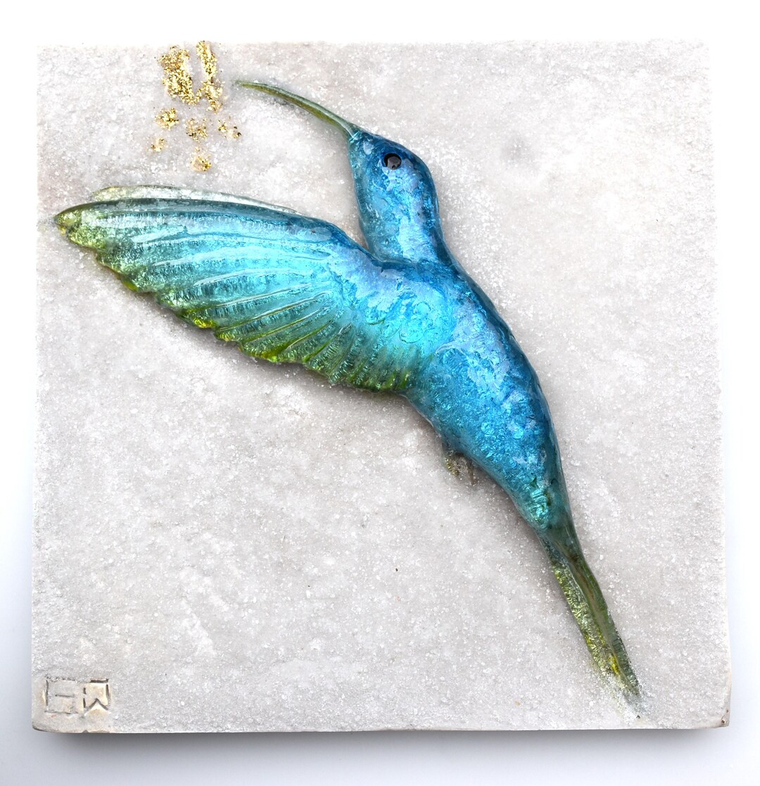Hummingbird Plaque by Garry White - Etsy