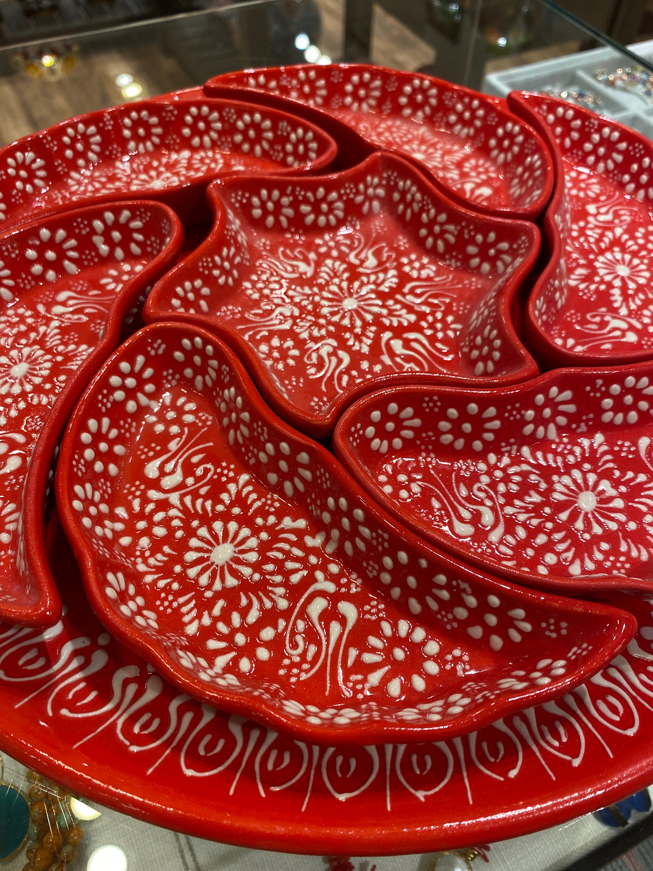 Handmade Ceramic Breakfast Set of 71 Pieces, Hand Painted, Food Safe ...