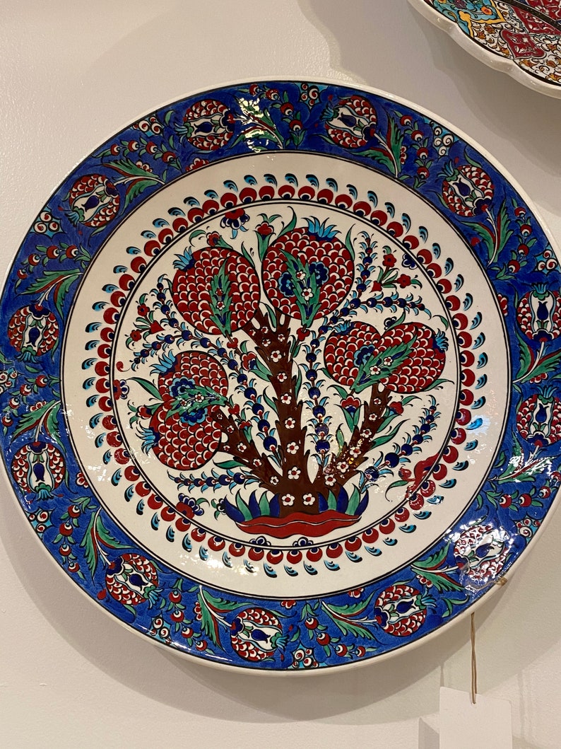 Blue Handmade Ceramic Art Plate and Vases - Etsy