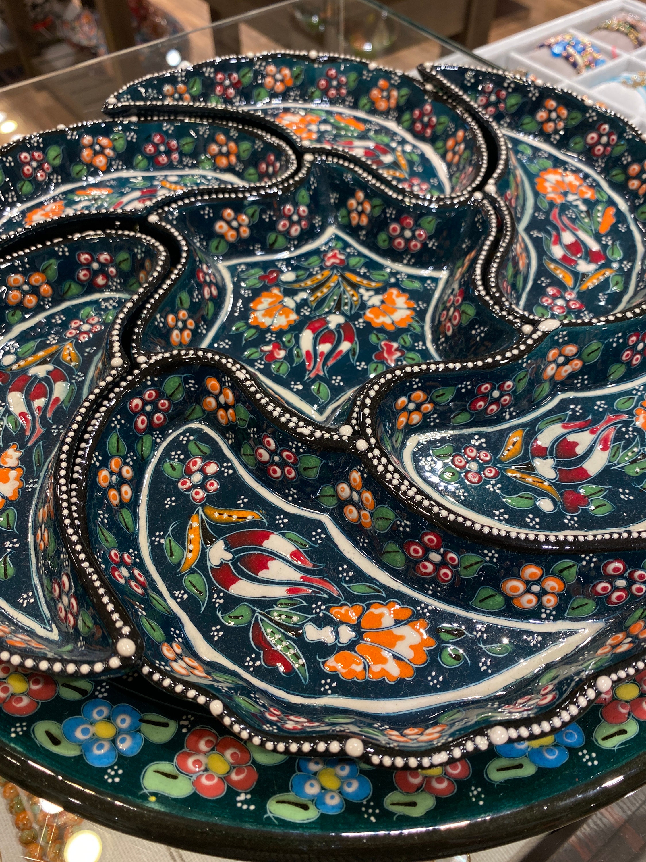 Handmade Ceramic Breakfast Set of 71 Pieces, Hand Painted, Food Safe ...