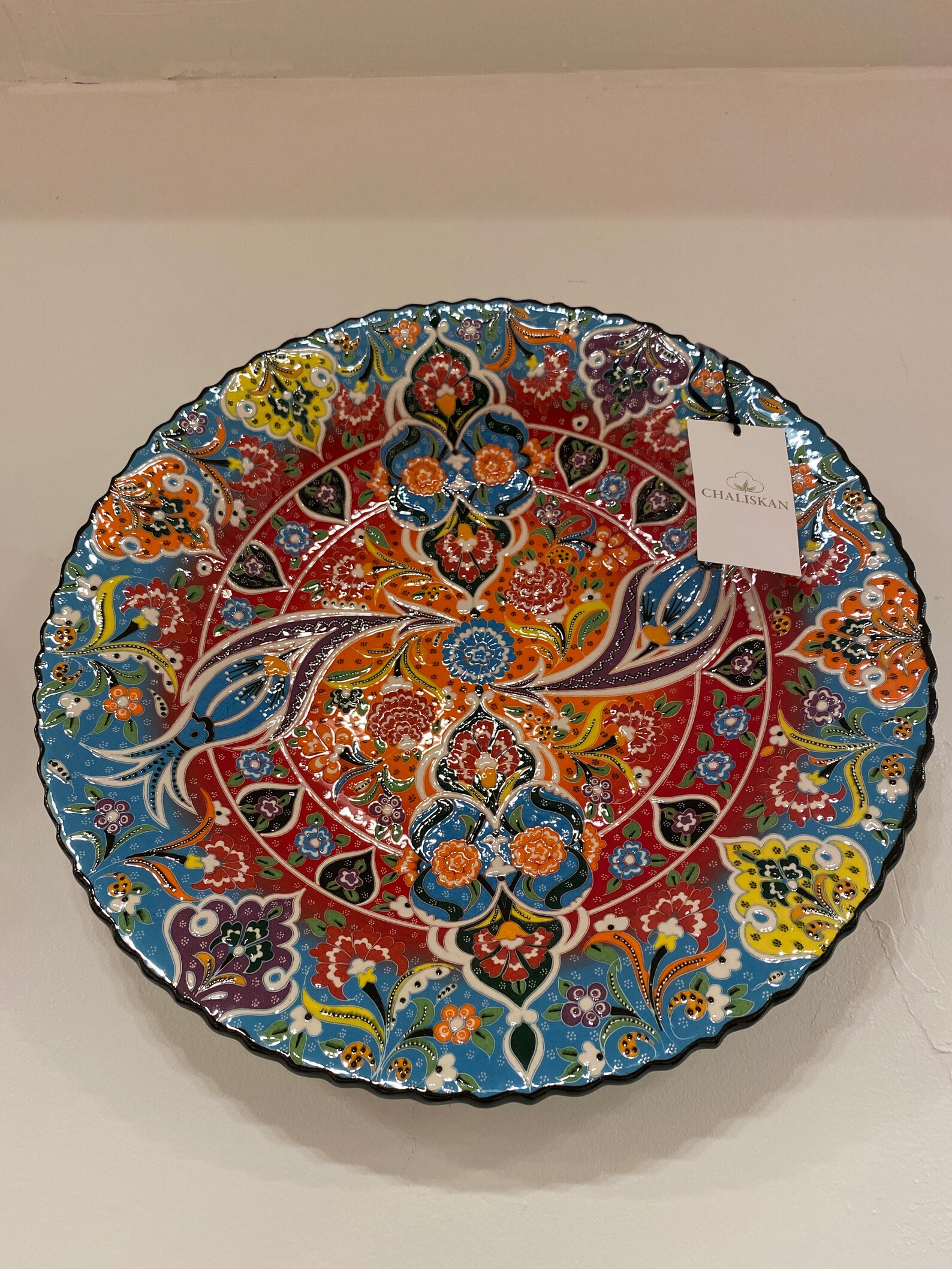 Blue Handmade Ceramic Art Plate and Vases - Etsy