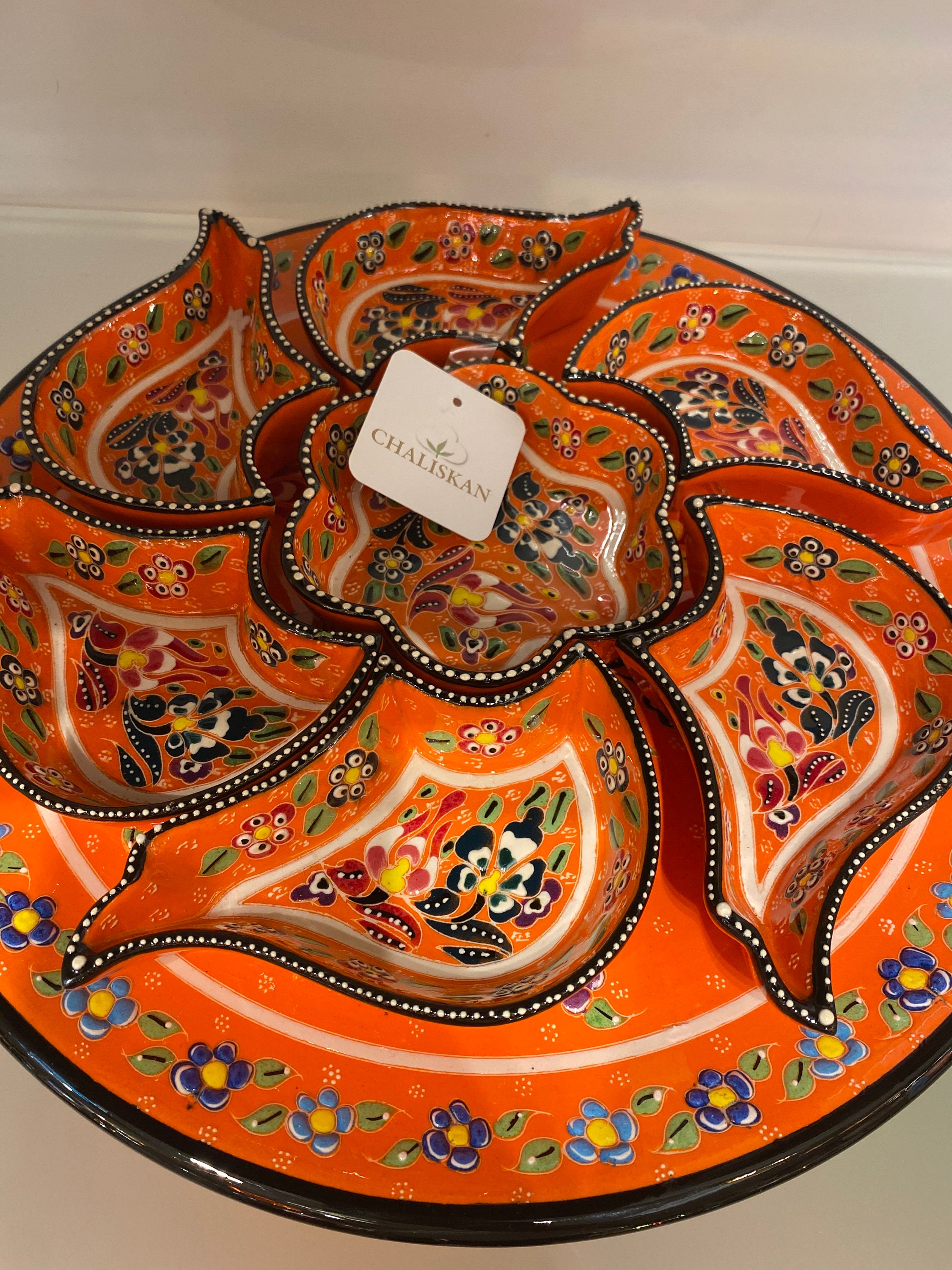 Handmade Ceramic Breakfast Set of 71 Pieces, Hand Painted, Food Safe ...