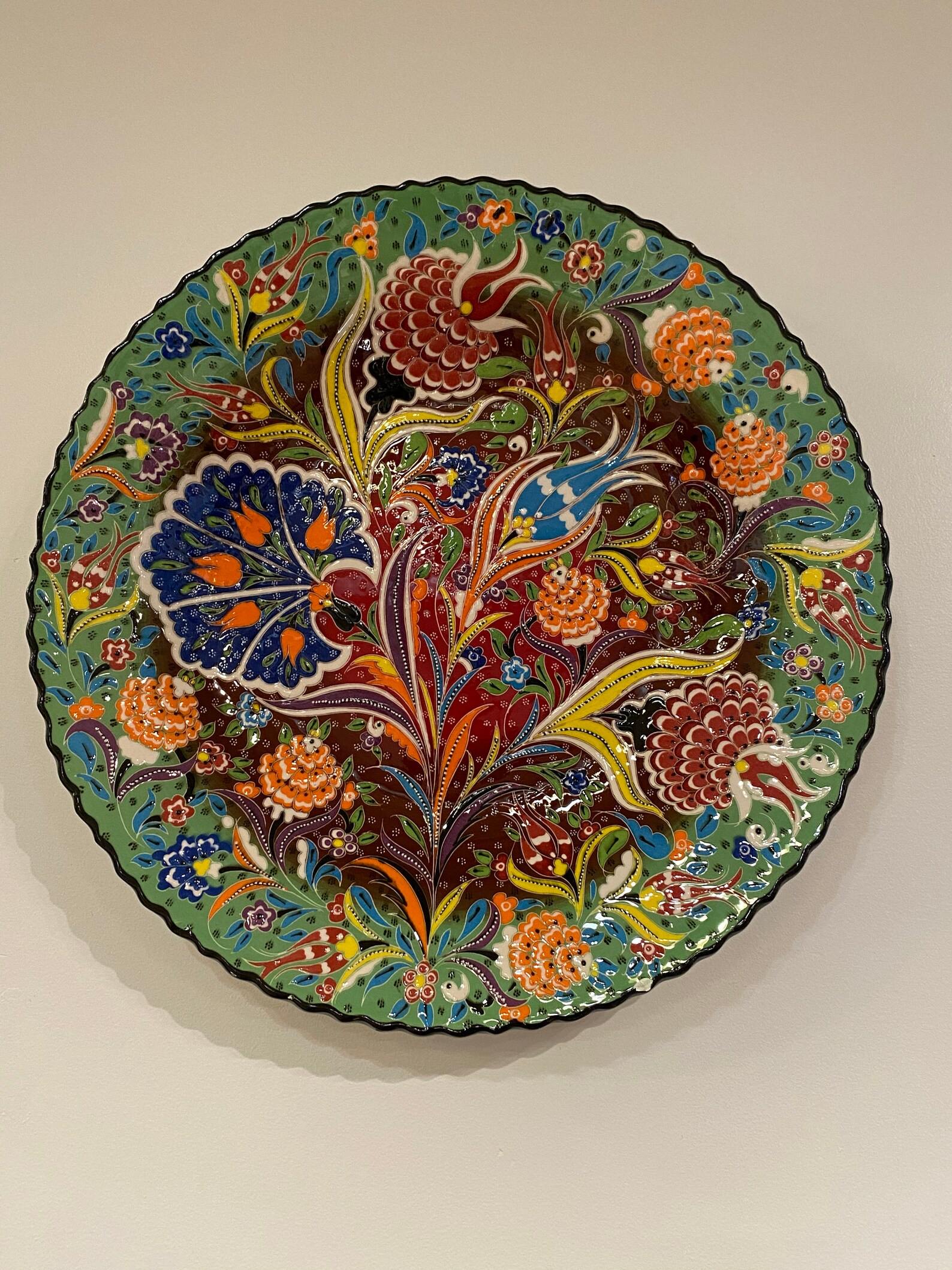 Blue Handmade Ceramic Art Plate and Vases - Etsy