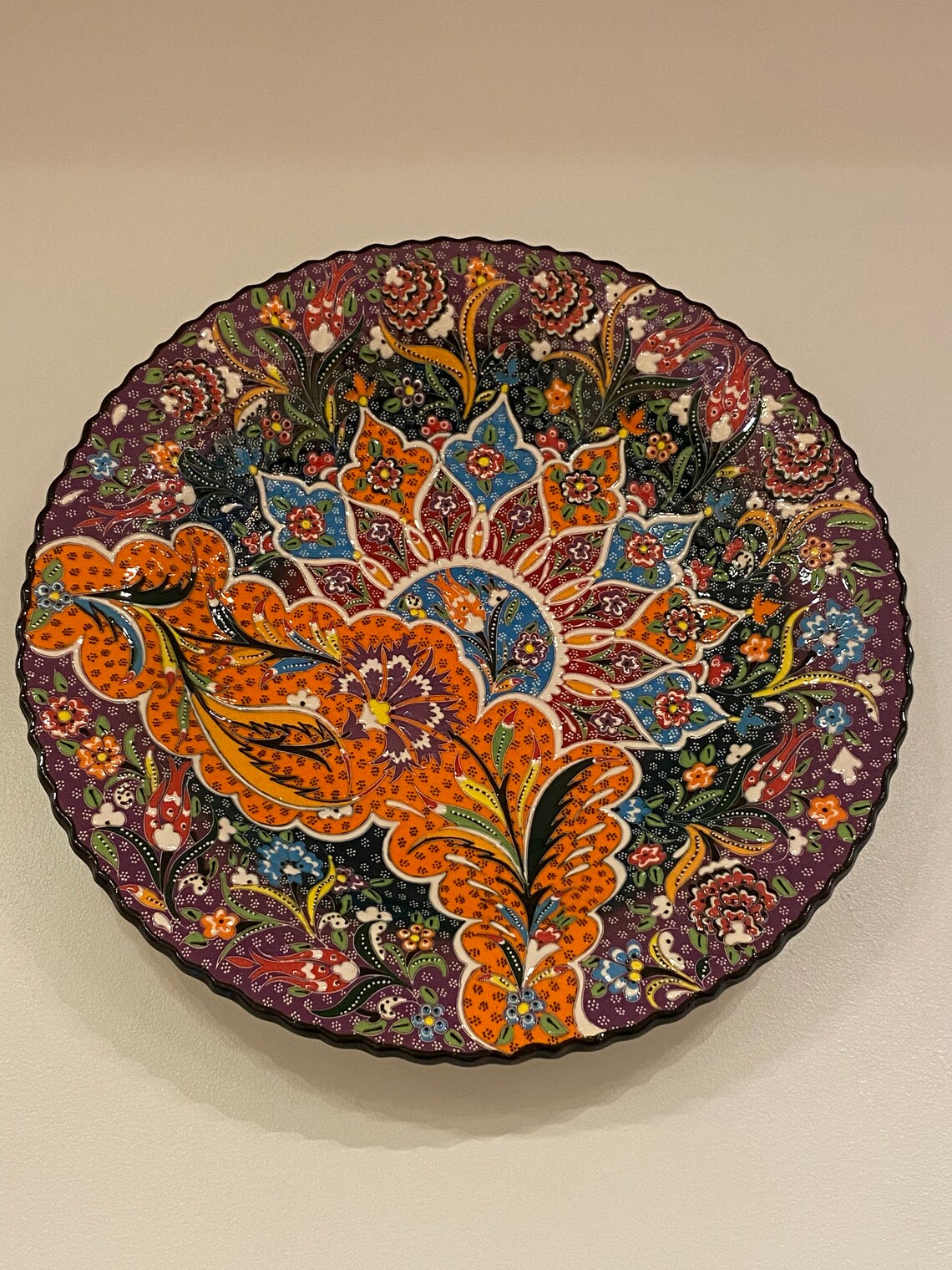 Blue Handmade Ceramic Art Plate and Vases - Etsy