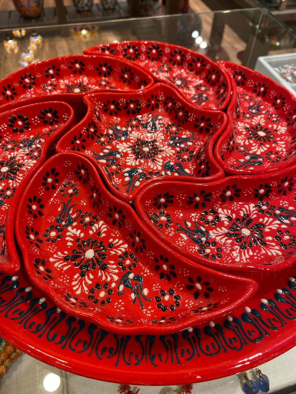 Handmade Ceramic Breakfast Set of 71 Pieces, Hand Painted, Food Safe ...