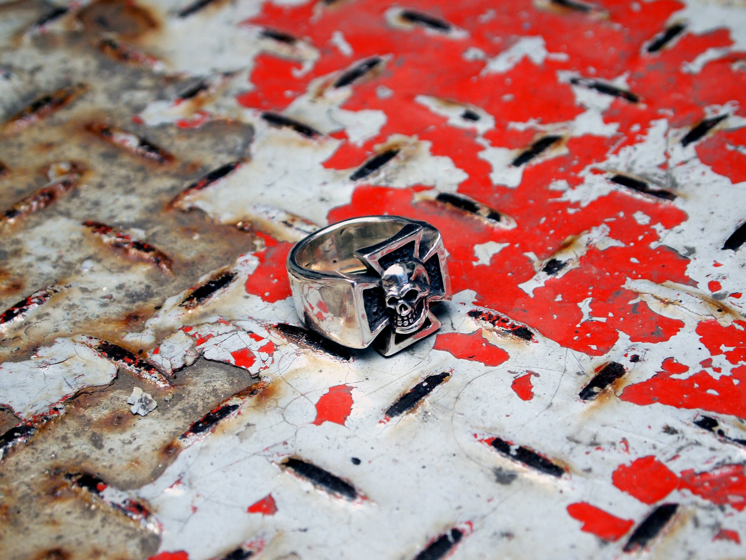 Iron Cross Ring, Biker Ring, Cross Ring, Iron Cross, Chopper, Skull ...
