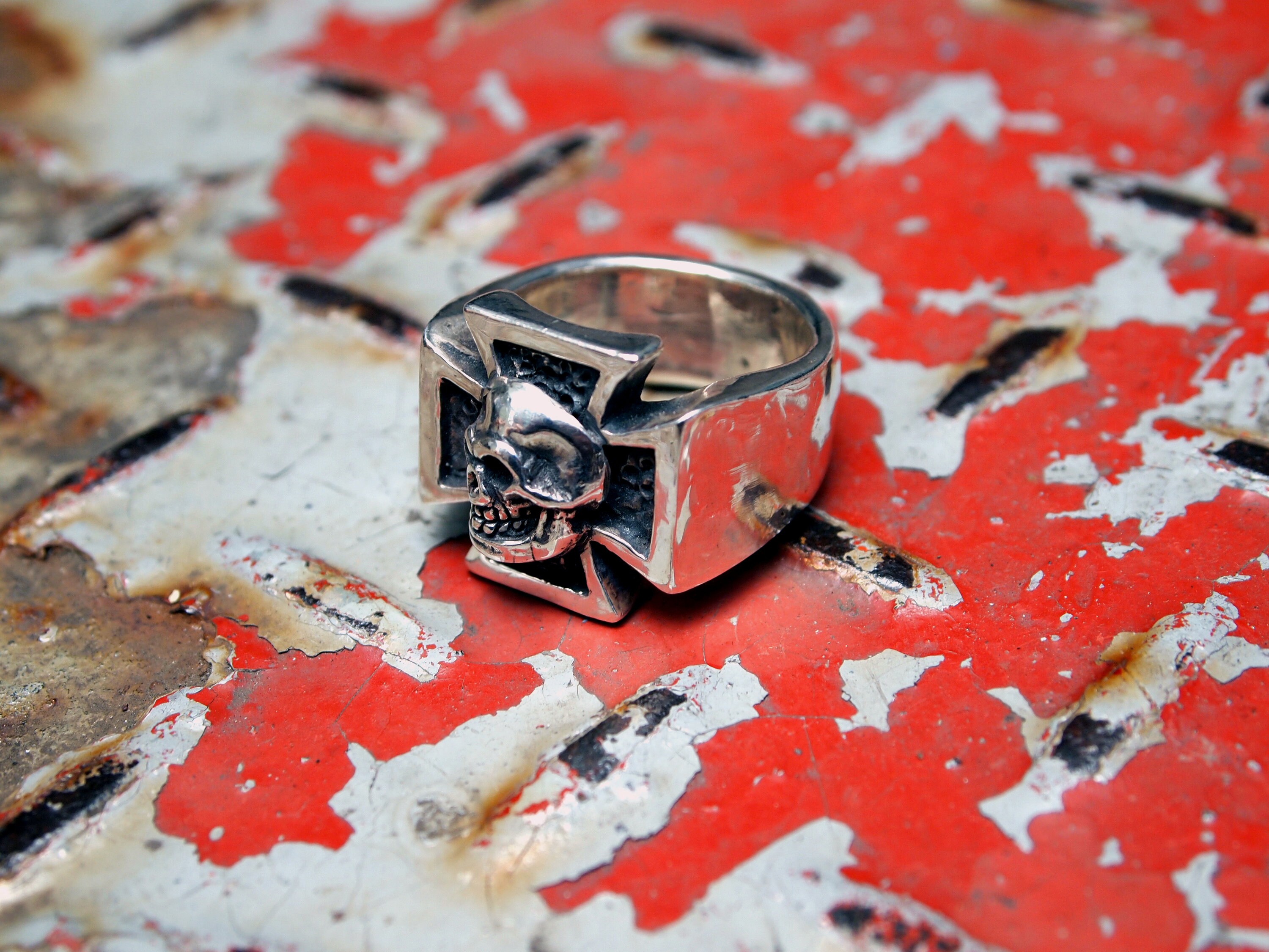 Iron Cross Ring, Biker Ring, Cross Ring, Iron Cross, Chopper, Skull ...
