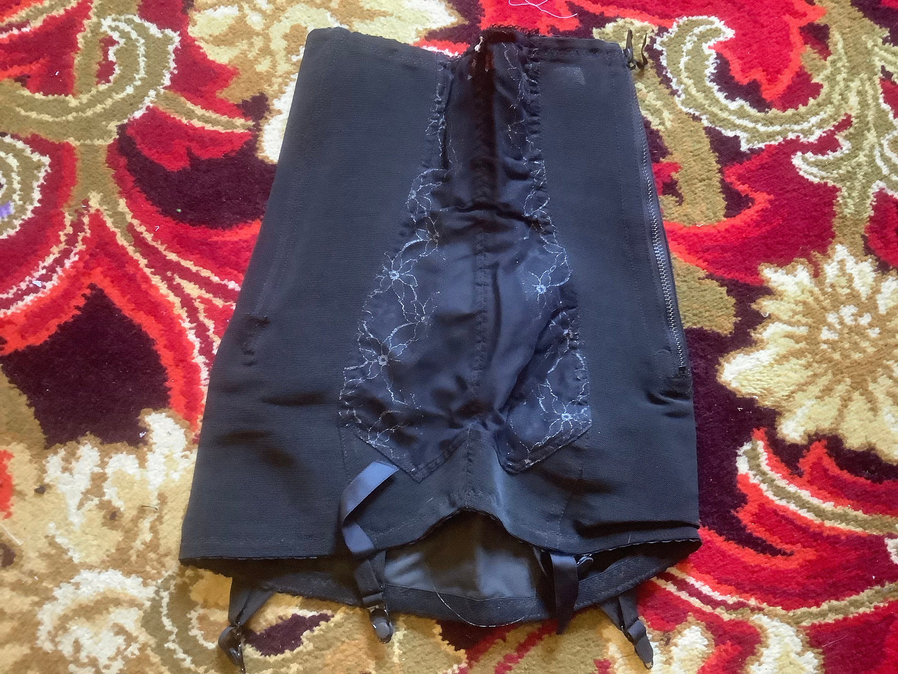 Vintage Berlei Gay Slant Black High Waist Girdle 7064 - Etsy